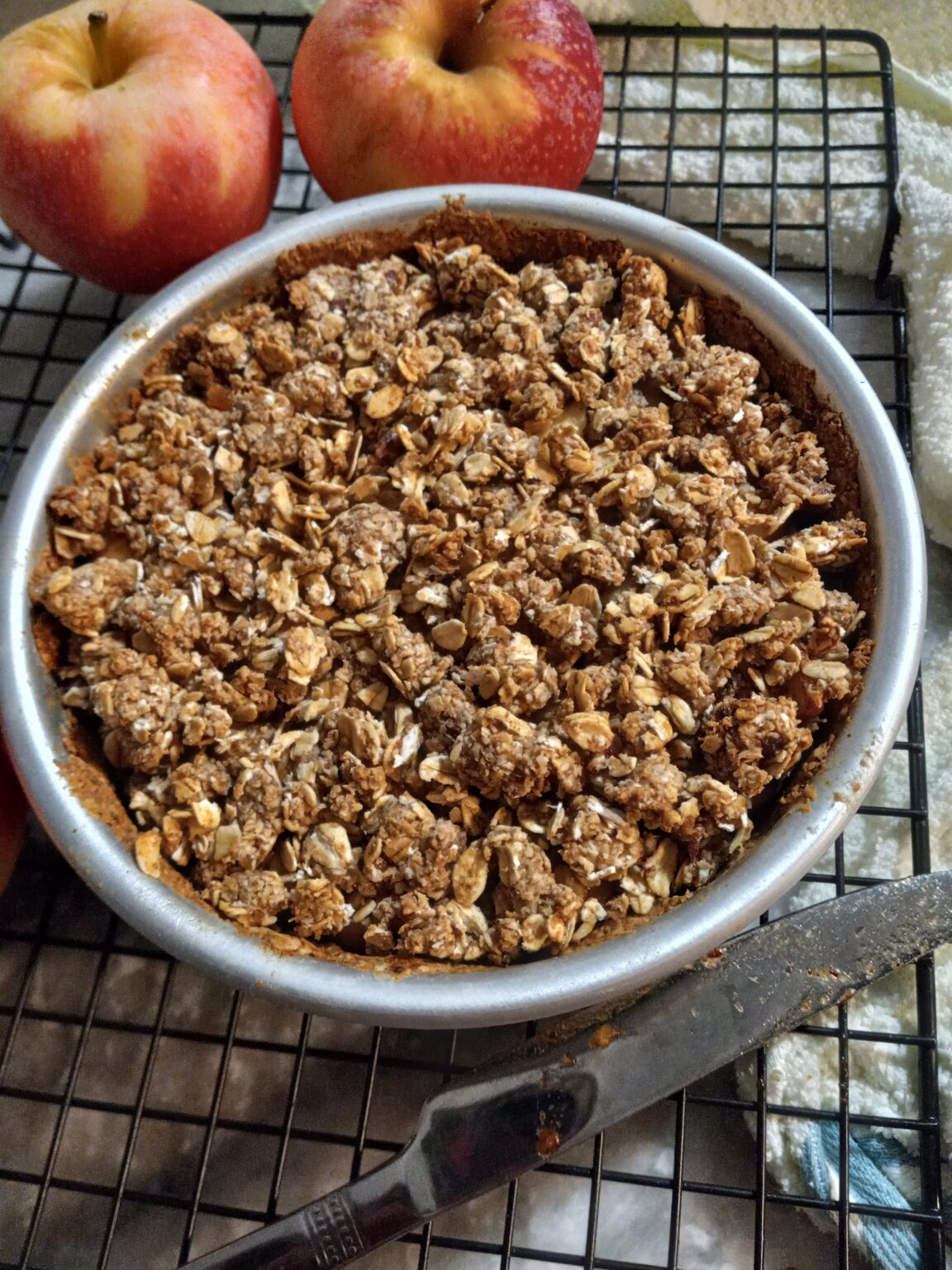 Apple Walnut Crisp - My Plant Base Plate