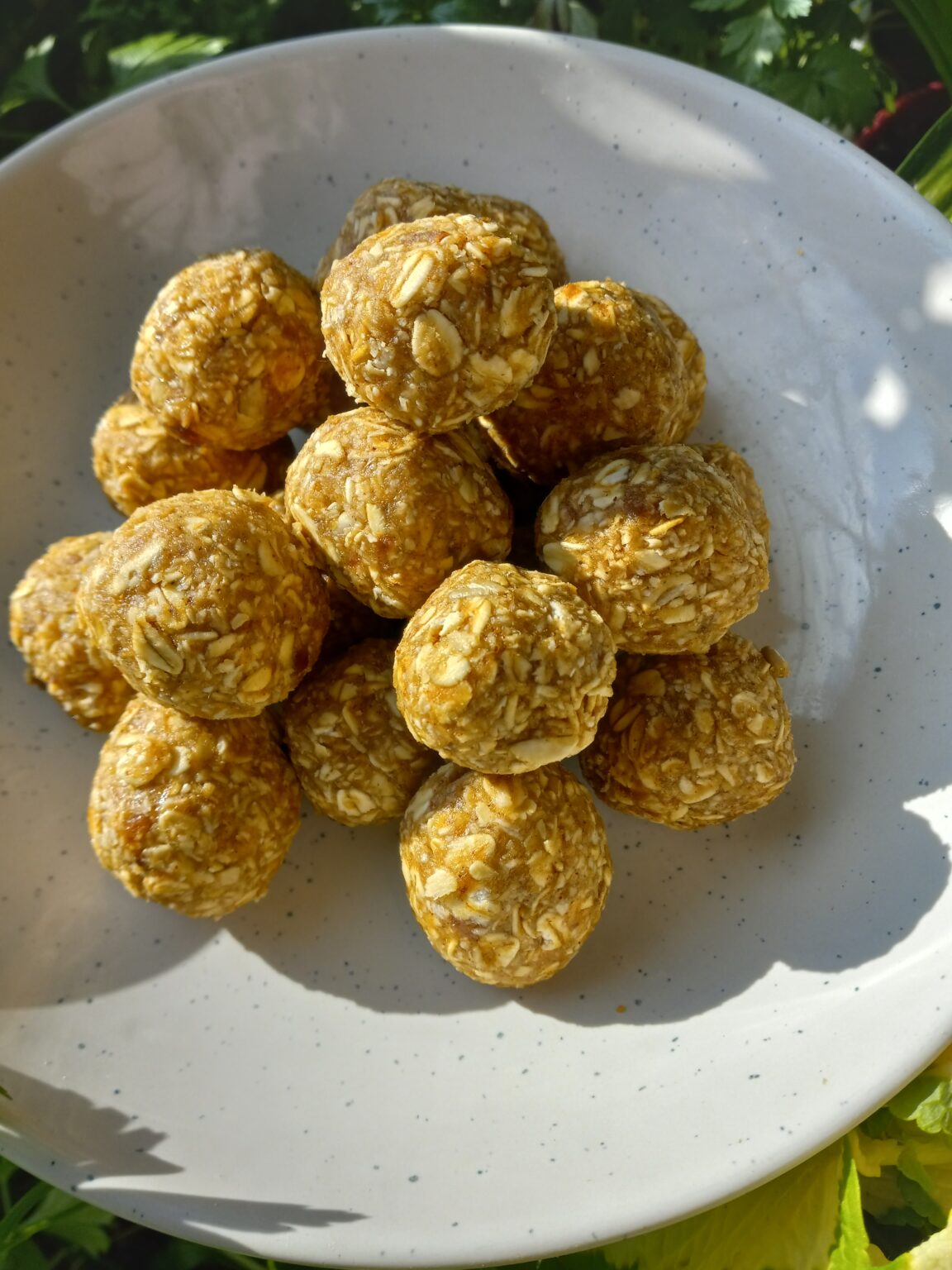 Maple Tahini Energy Balls - My Plant Base Plate