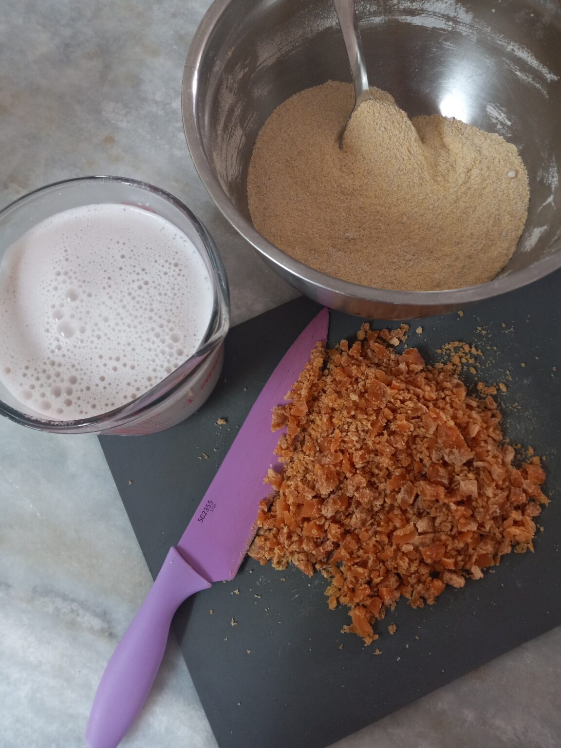Jamaican - Inspired Cornmeal Pudding - My Plant Base Plate
