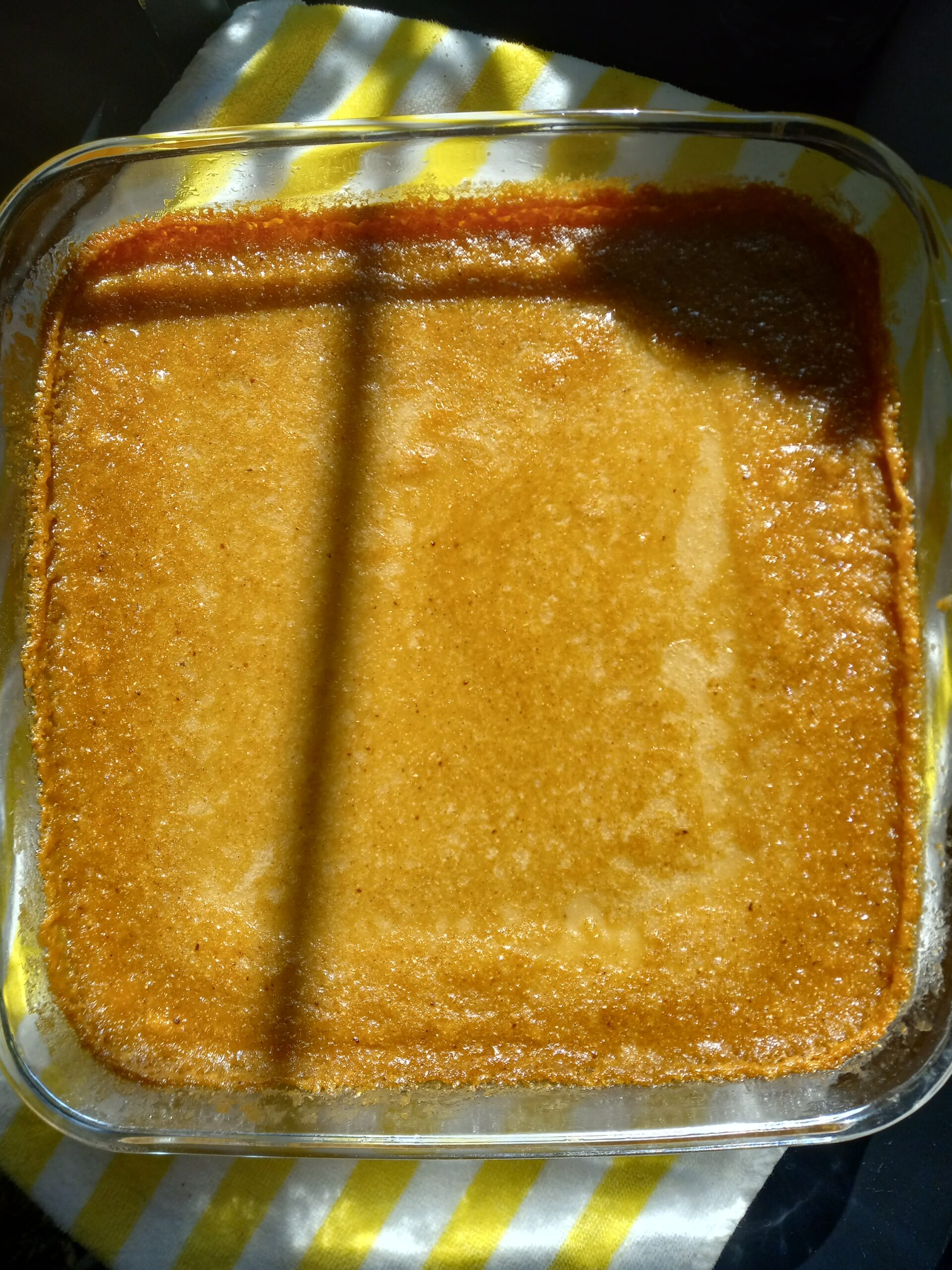 Jamaican - Inspired Cornmeal Pudding - My Plant Base Plate