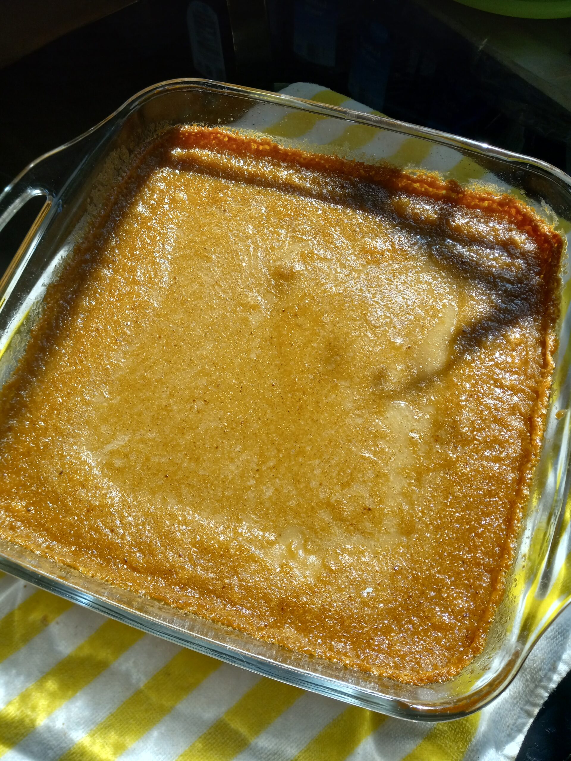 Jamaican - Inspired Cornmeal Pudding - My Plant Base Plate