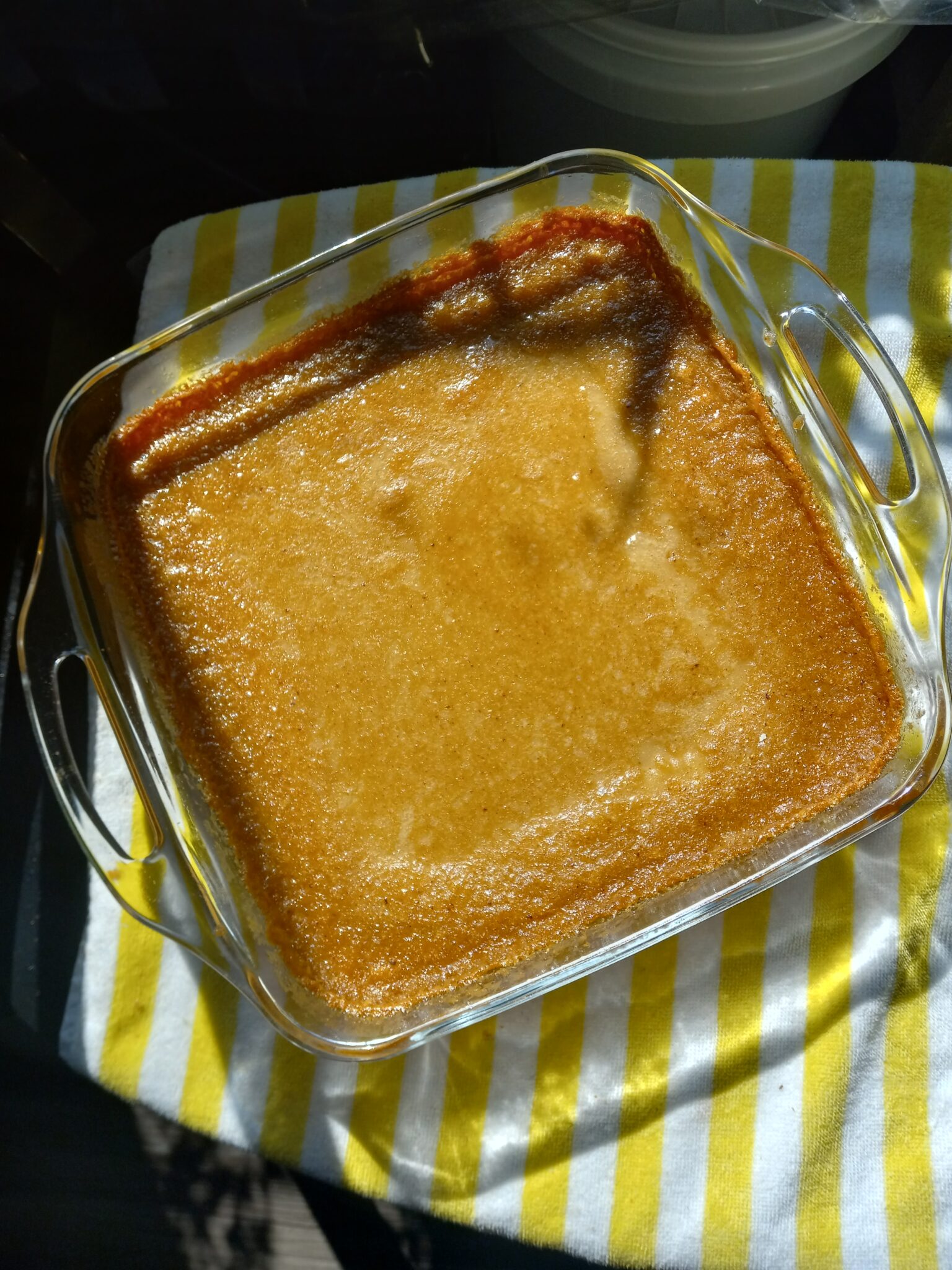 Jamaican - Inspired Cornmeal Pudding - My Plant Base Plate