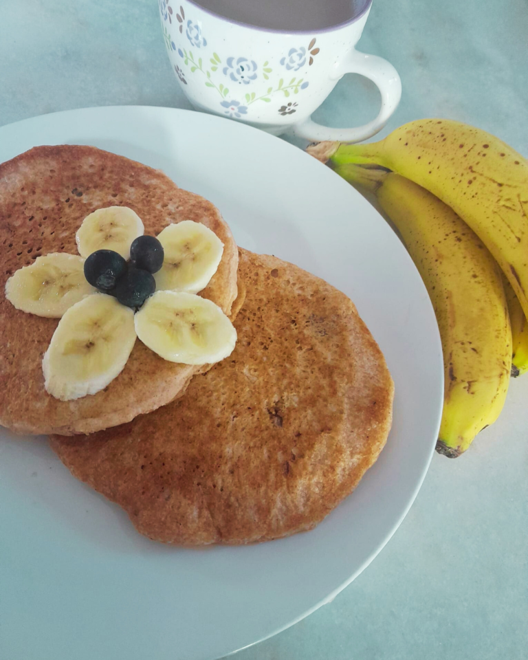 Spiced Banana Pancakes - My Plant Base Plate